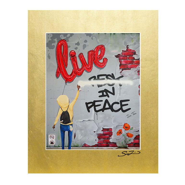 Live In Peace - Mini Print – SUE TSAI STUDIOS